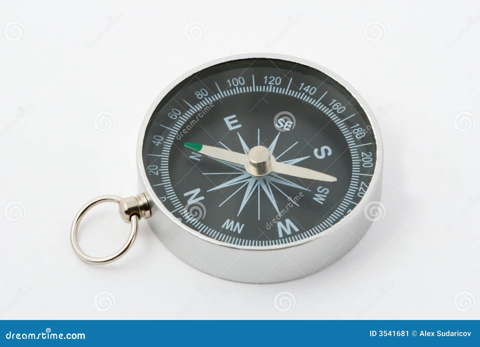 Compass on White Background Stock Image - Image of journey, north: 3541681