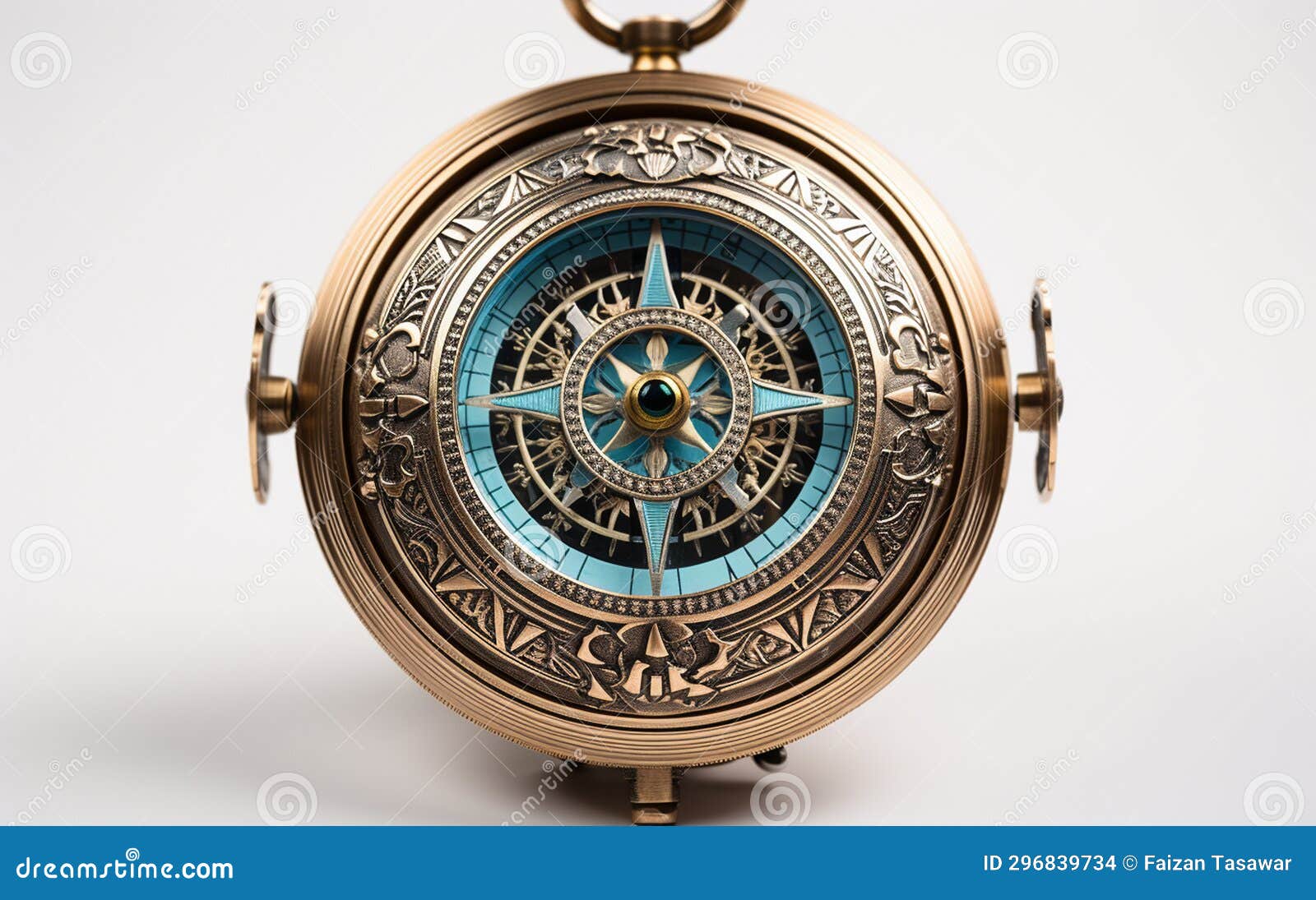 Compass on a White Background -Generative Ai Stock Photo - Image of ...