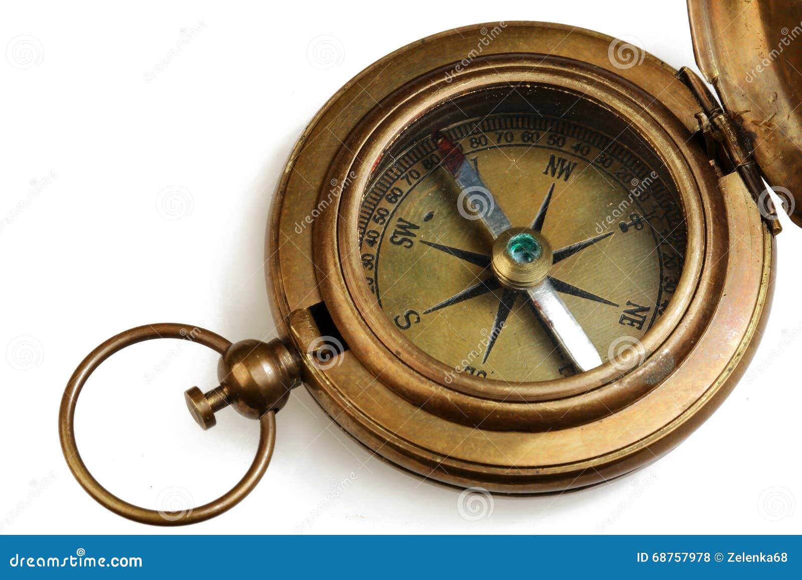 Compass on a White Background Stock Photo - Image of nautical, gradient ...