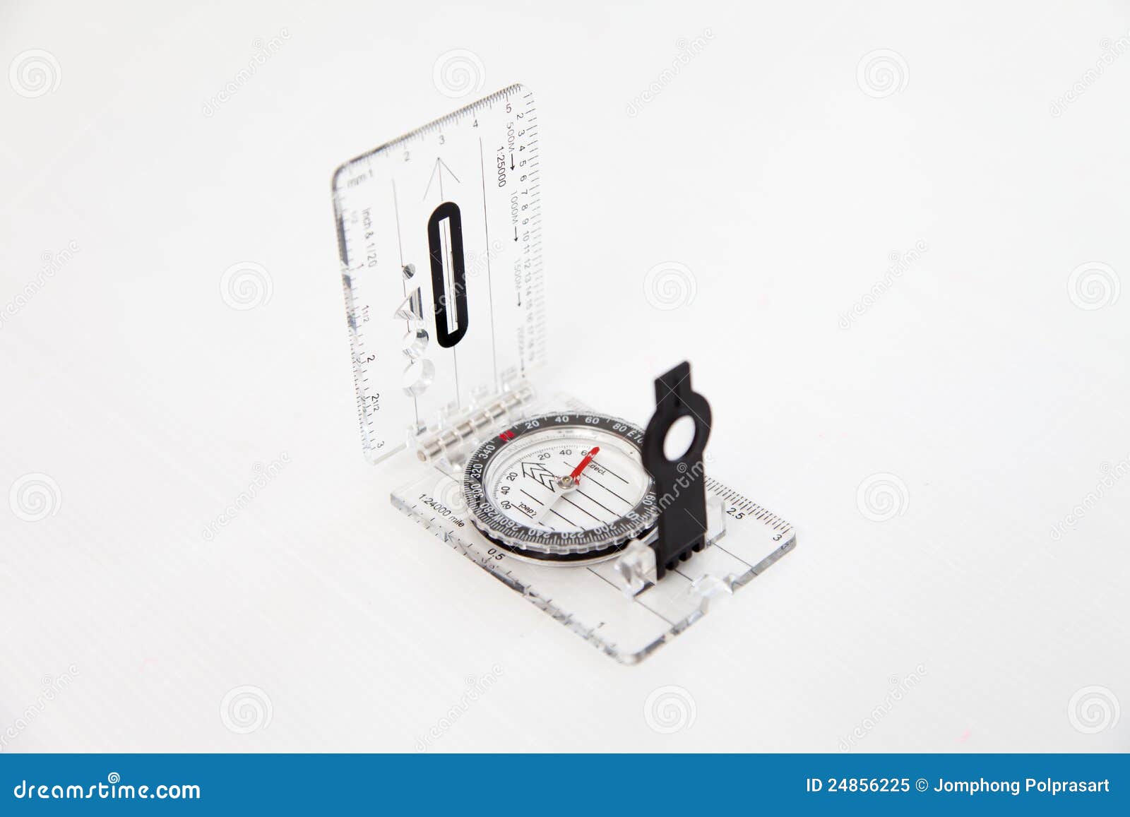 Compass on white isolate stock image. Image of macro - 24856225