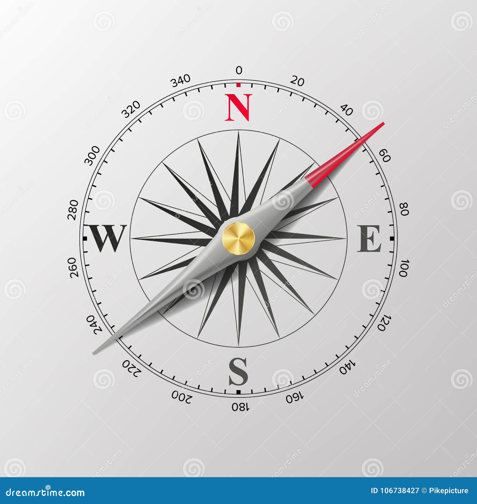 Compass Wind Rose Vector. Illustration Stock Vector - Illustration of ...