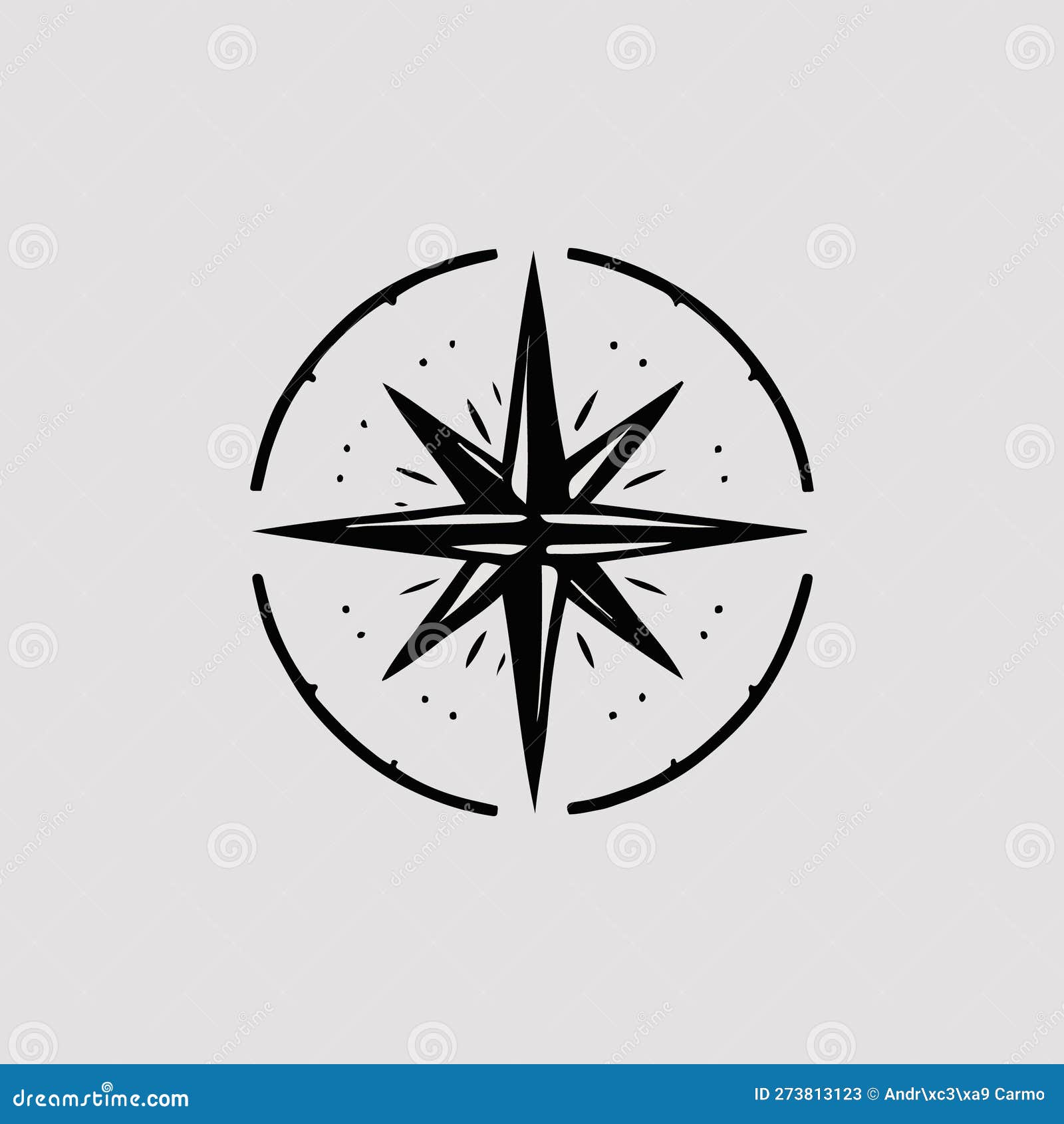 Compass Wind Rose Vector Vector Illustration. Wind Rose Vector ...