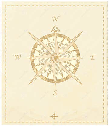 Compass Windrose stock vector. Illustration of cartography - 5717099