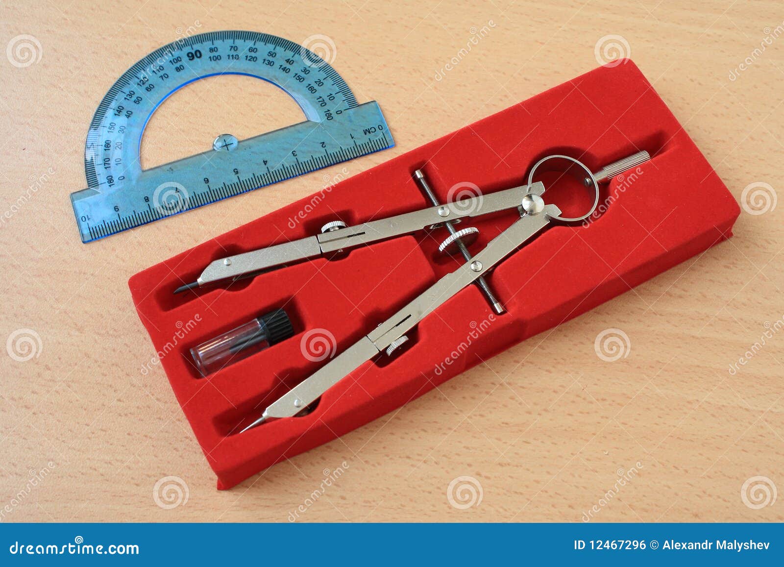 Compasses. stock photo. Image of crayon, education, tool - 12467296