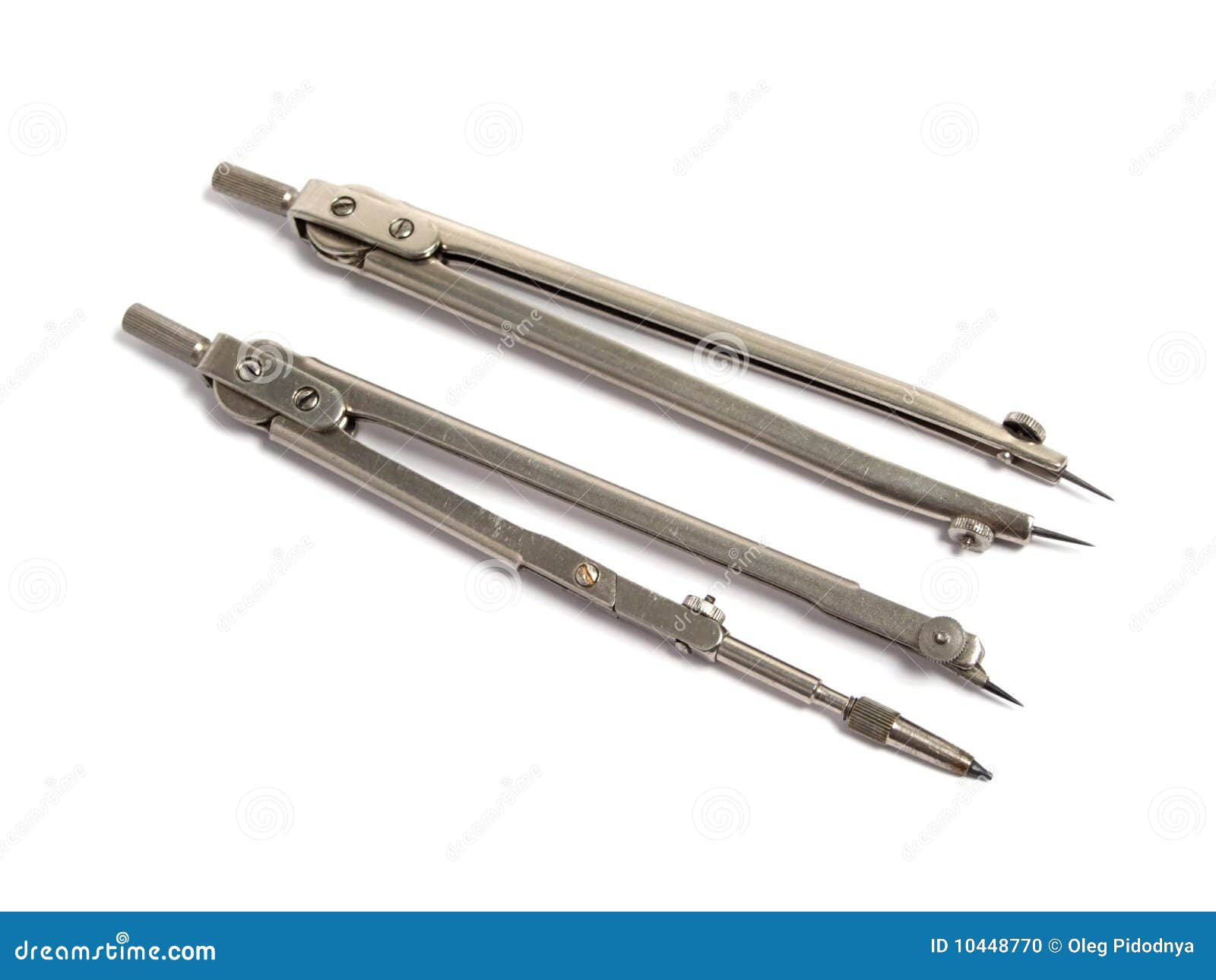 Compasses Isolated on White Stock Photo - Image of isolated, graphic ...