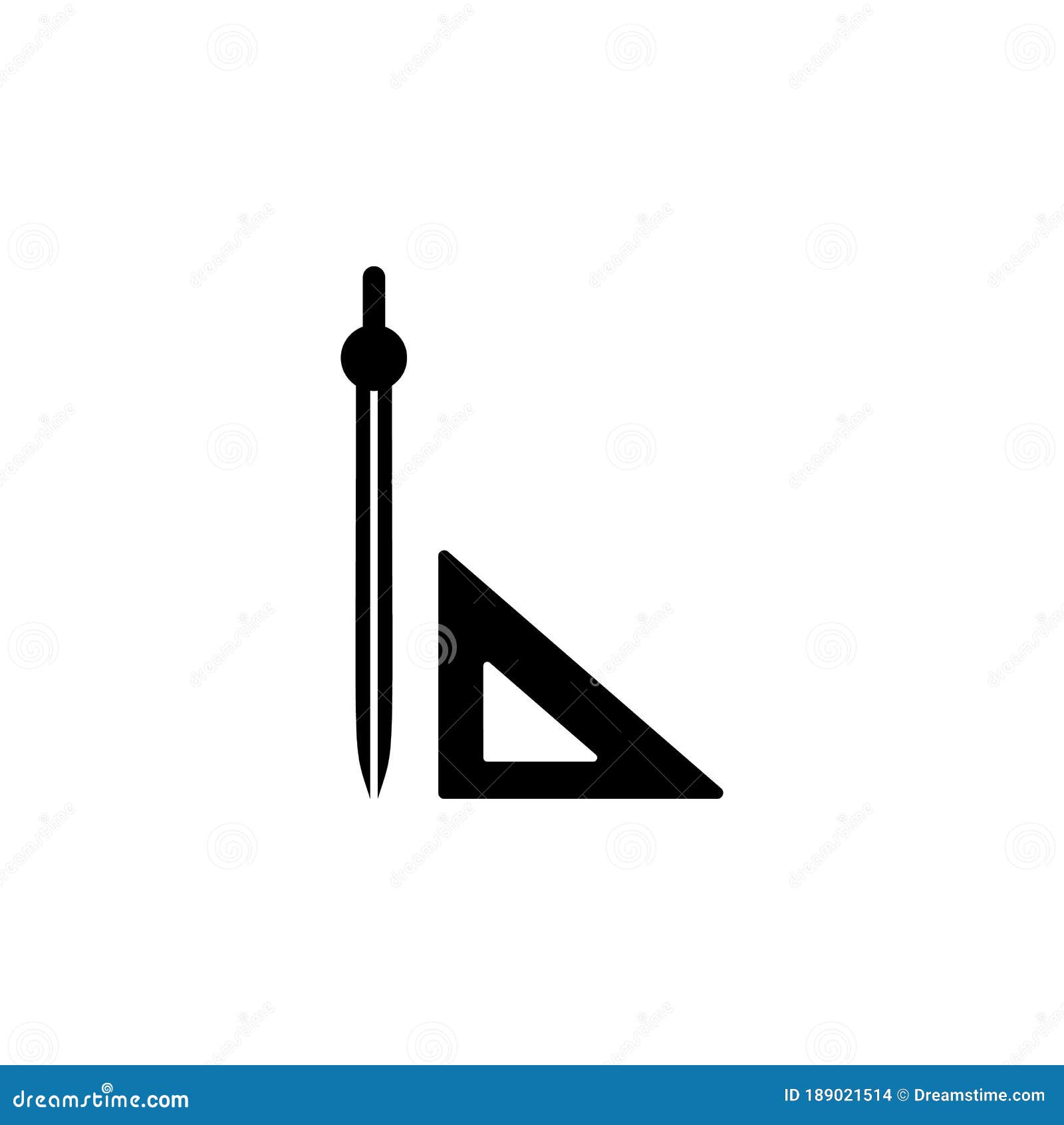 Compasses and Ruler Icon. Element of Education Icon for Mobile Concept ...