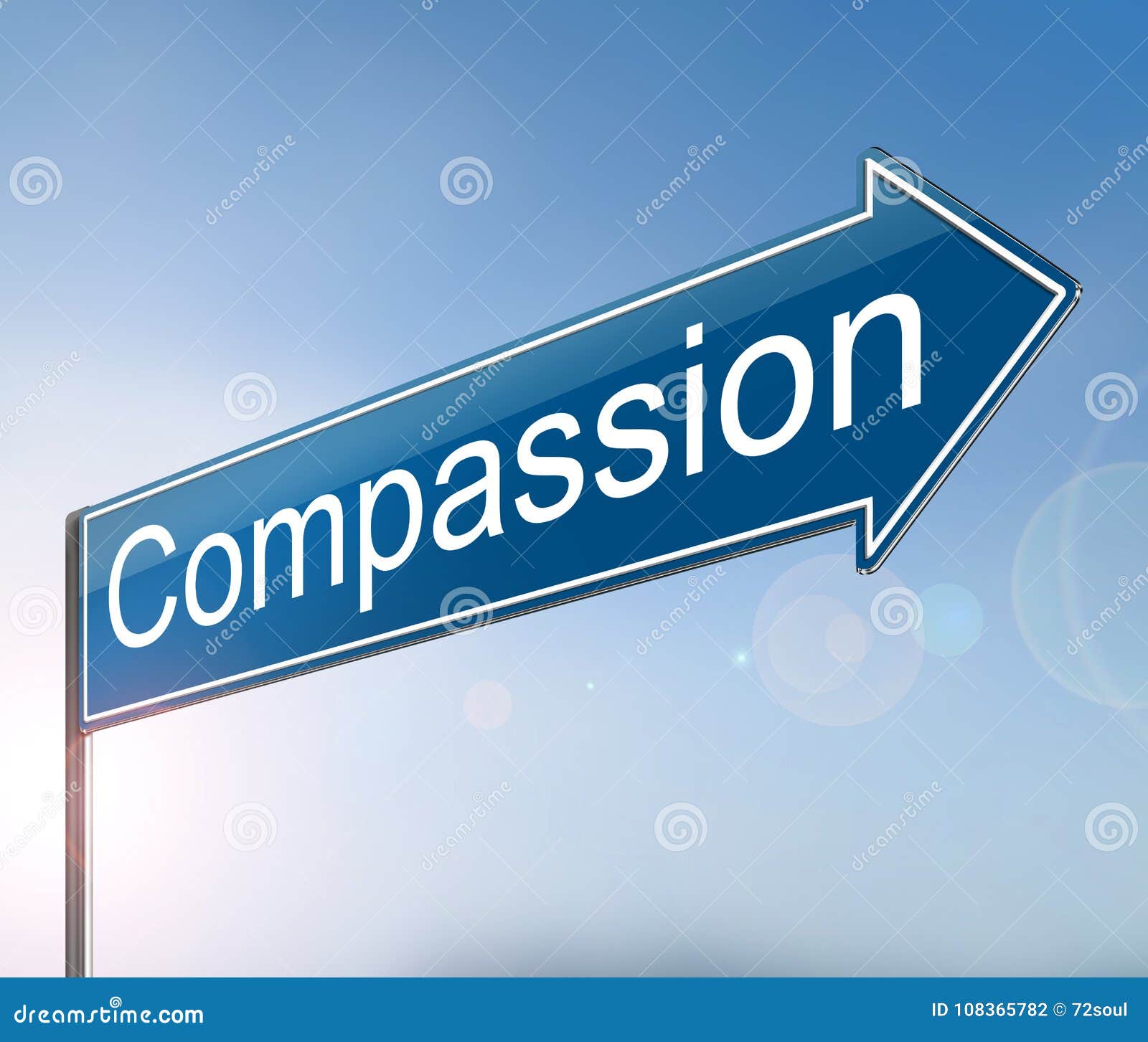 Compassion sign concept. stock illustration. Illustration of charity ...