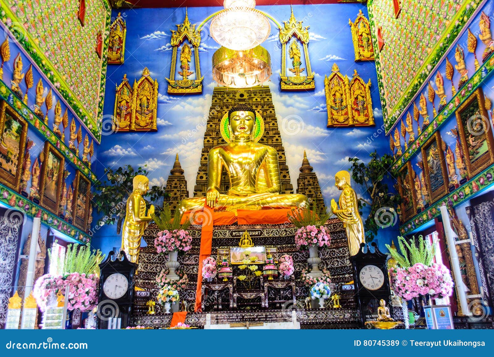 Compassionate Buddha Temple Buakway Editorial Stock Image - Image of ...