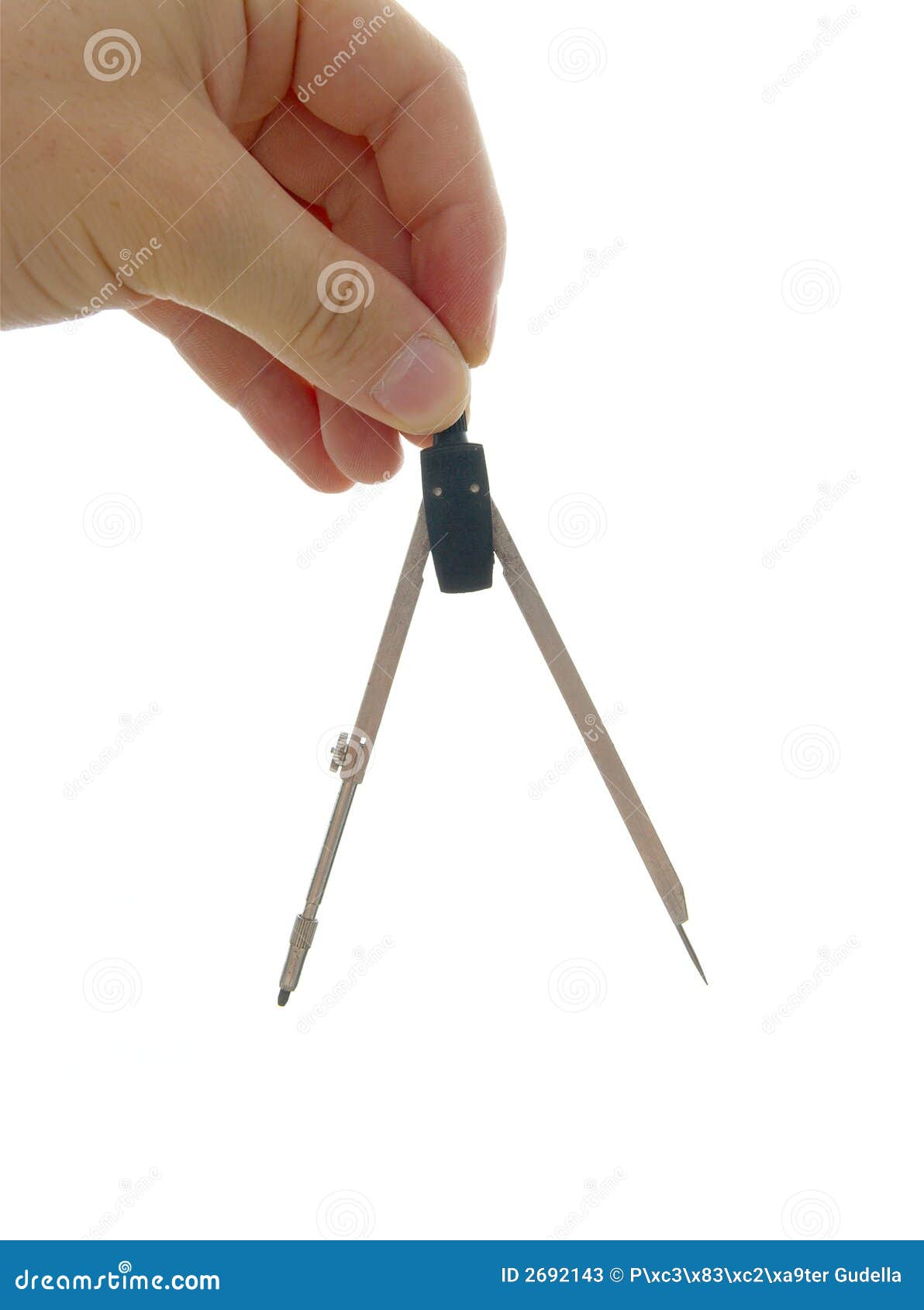 Compasso imagem de stock. Imagem de branco, simples, metal - 2692143