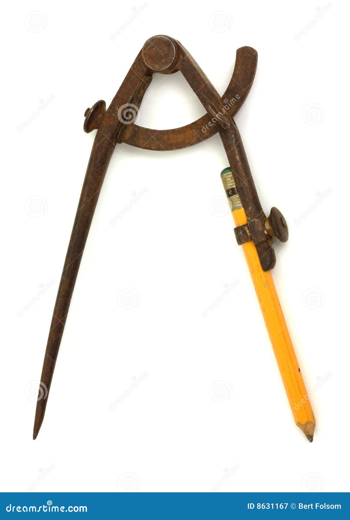 Compasso antigo imagem de stock. Imagem de ajuste, artigo - 8631167