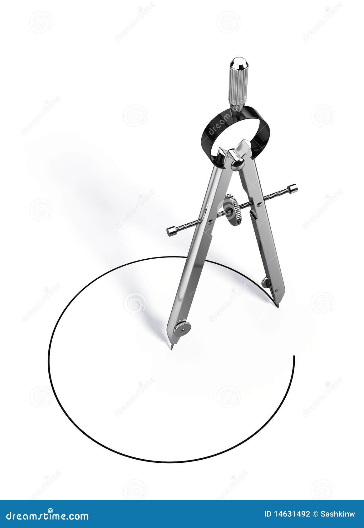 Compasso De Desenho Fotografia de Stock - Imagem: 14631492