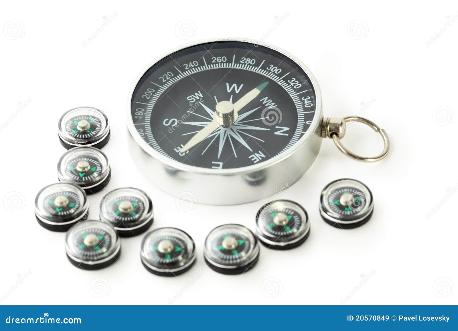 Compasso Grande Com Compassos Pequenos Do Oitavo Preto Imagem de Stock ...