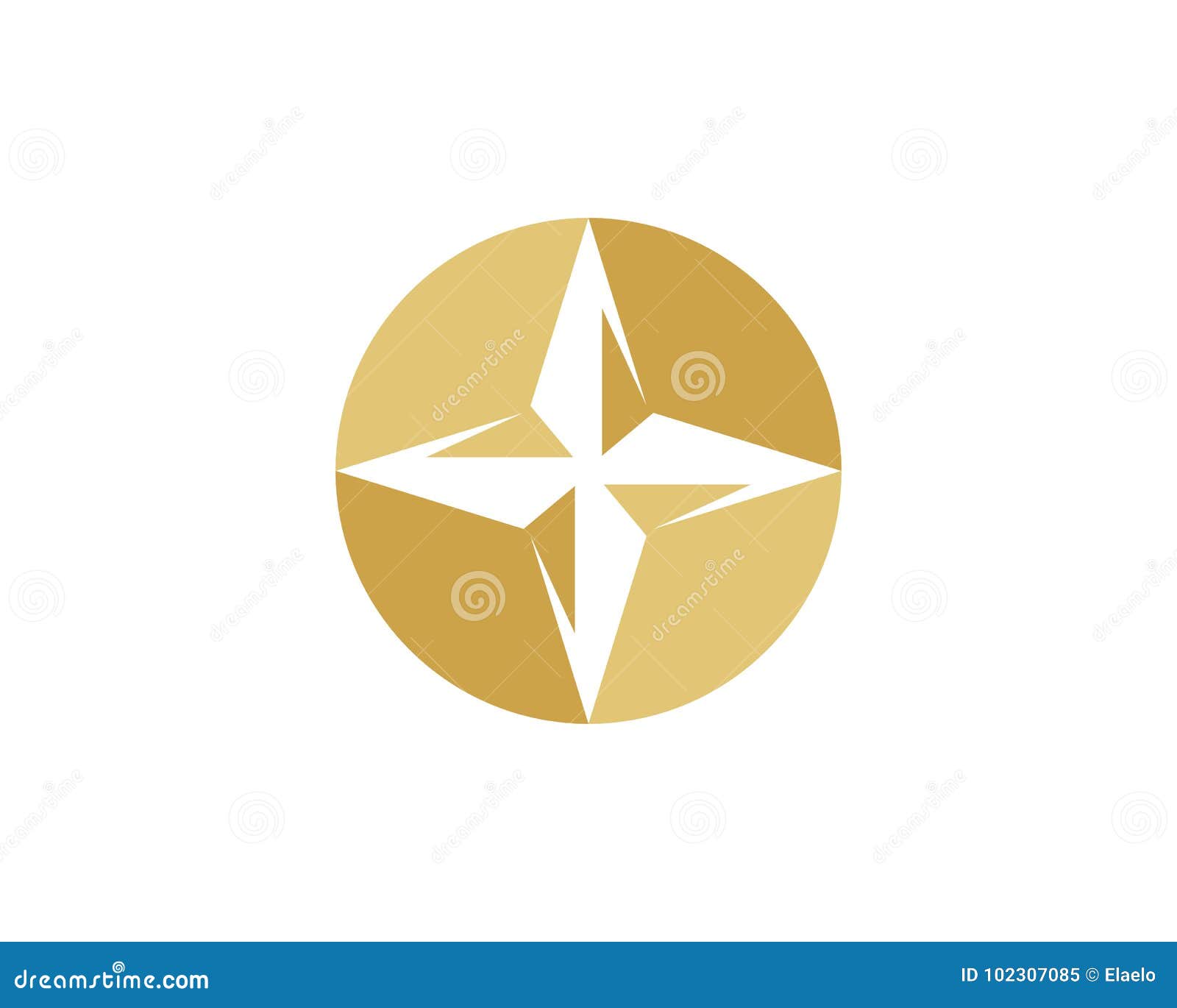 Compasso Logo Template ilustração do vetor. Ilustração de mapa - 102307085