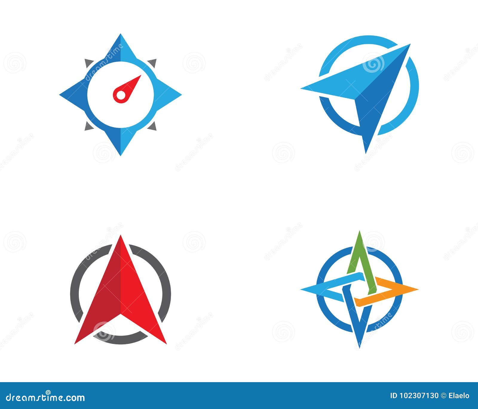 Compasso Logo Template ilustração do vetor. Ilustração de mapa - 102307130