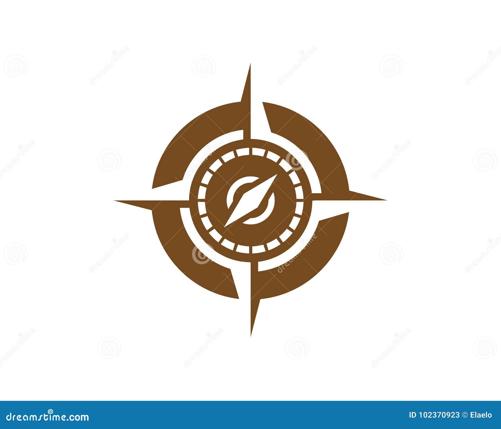 Compasso Logo Template ilustração stock. Ilustração de mapa - 102370923