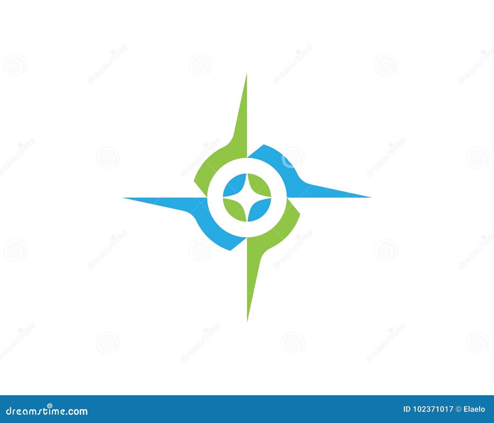 Compasso Logo Template ilustração stock. Ilustração de fundo - 102371017