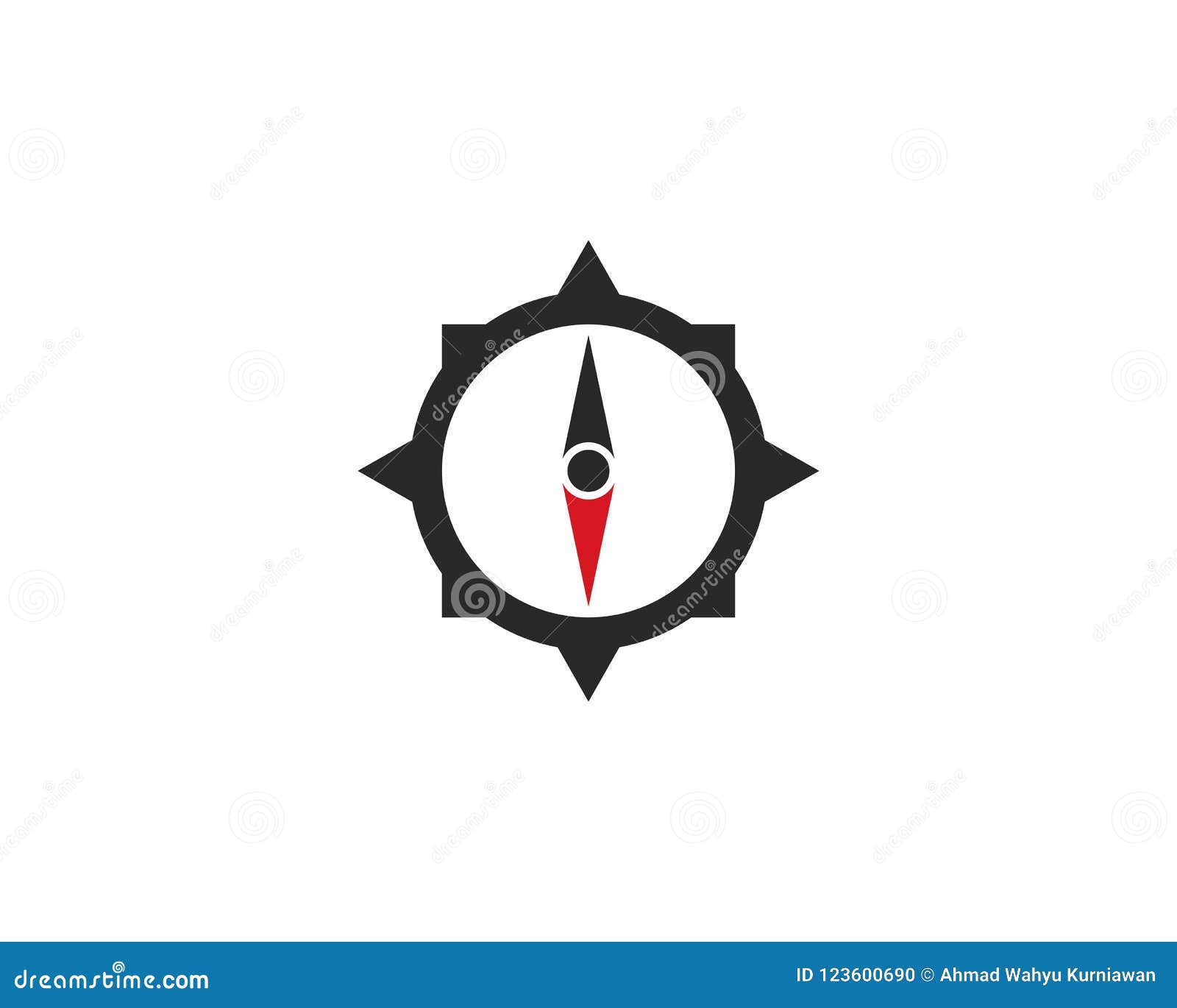 Compasso Logo Template ilustração do vetor. Ilustração de mapa - 123600690