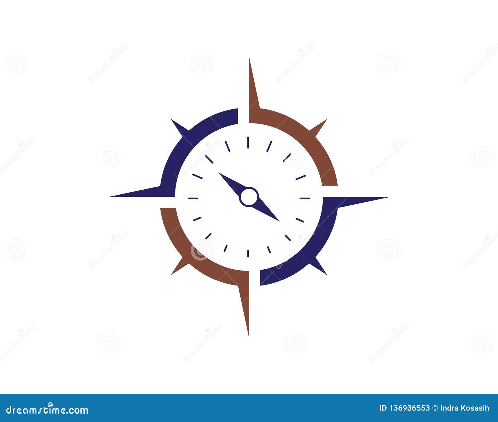 Compasso Logo Template ilustração do vetor. Ilustração de mapa - 136936553