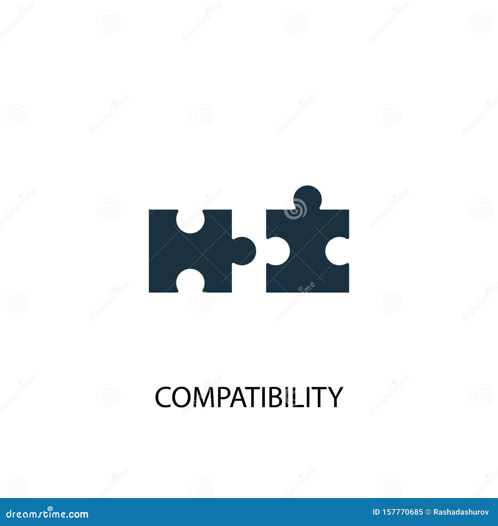 Compatibility Icon. Simple Element Stock Vector - Illustration of ...