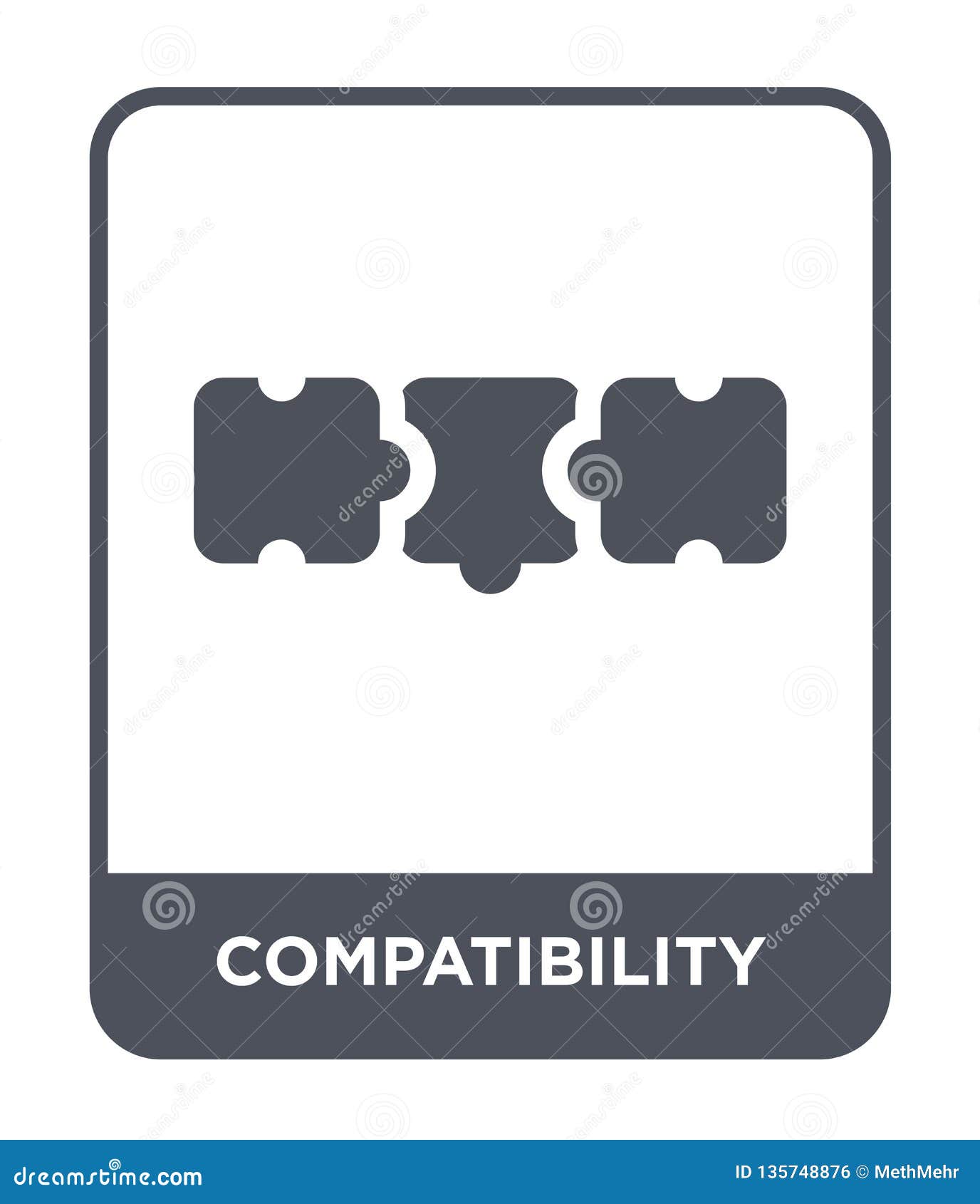 Compatibility Icon. Trendy Modern Flat Linear Vector Compatibility Icon ...