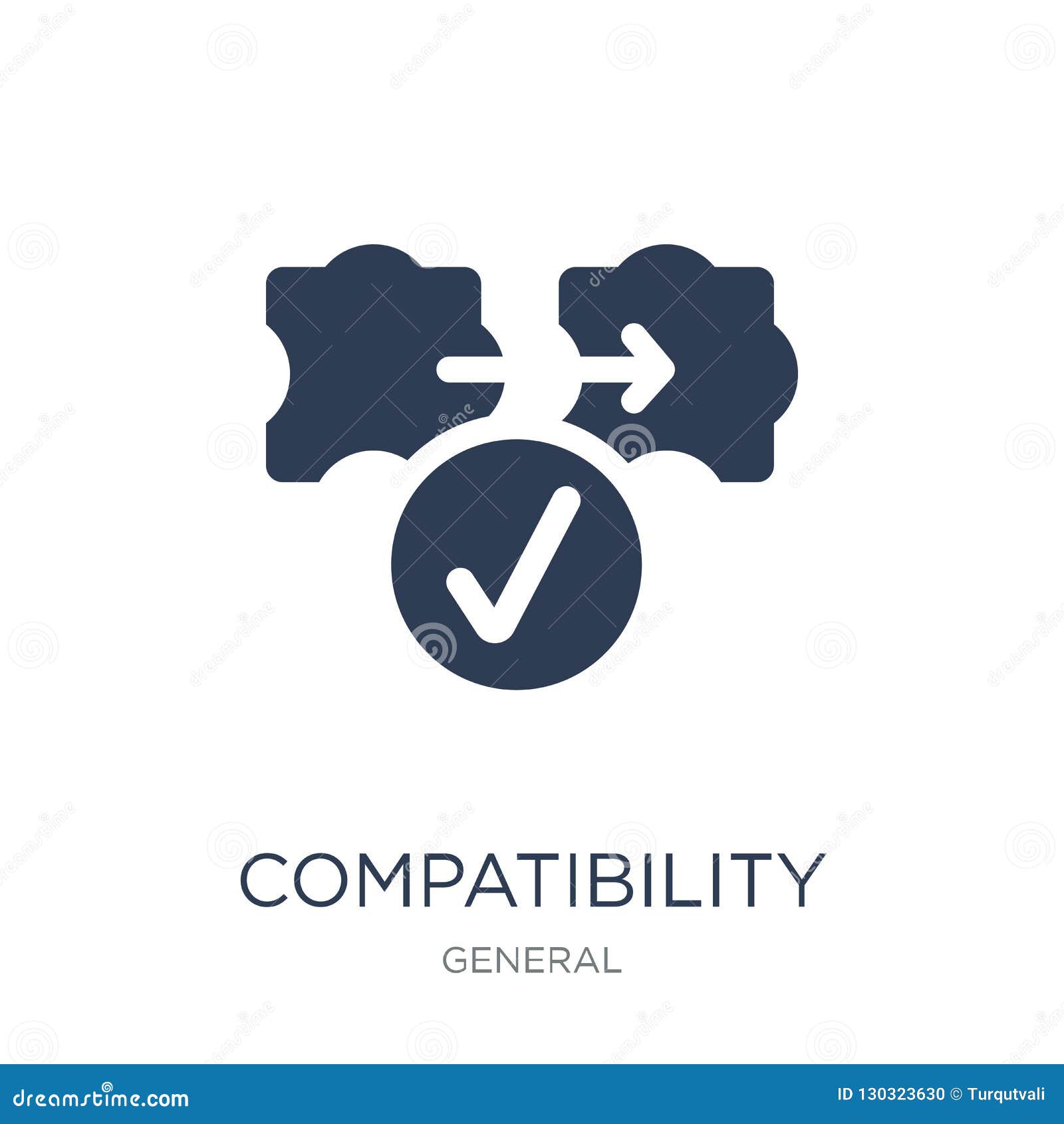 Compatibility Icon. Trendy Modern Flat Linear Vector Compatibility Icon ...