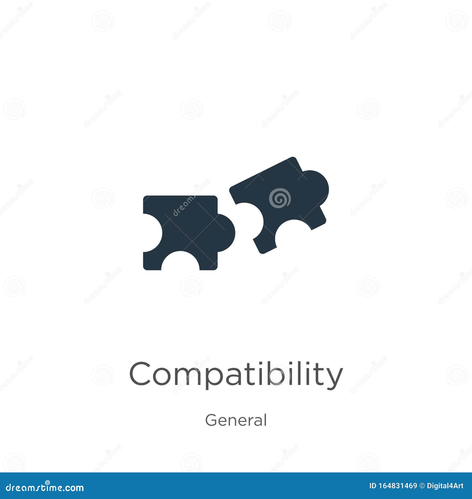 Compatibility Icon Vector. Trendy Flat Compatibility Icon from General ...