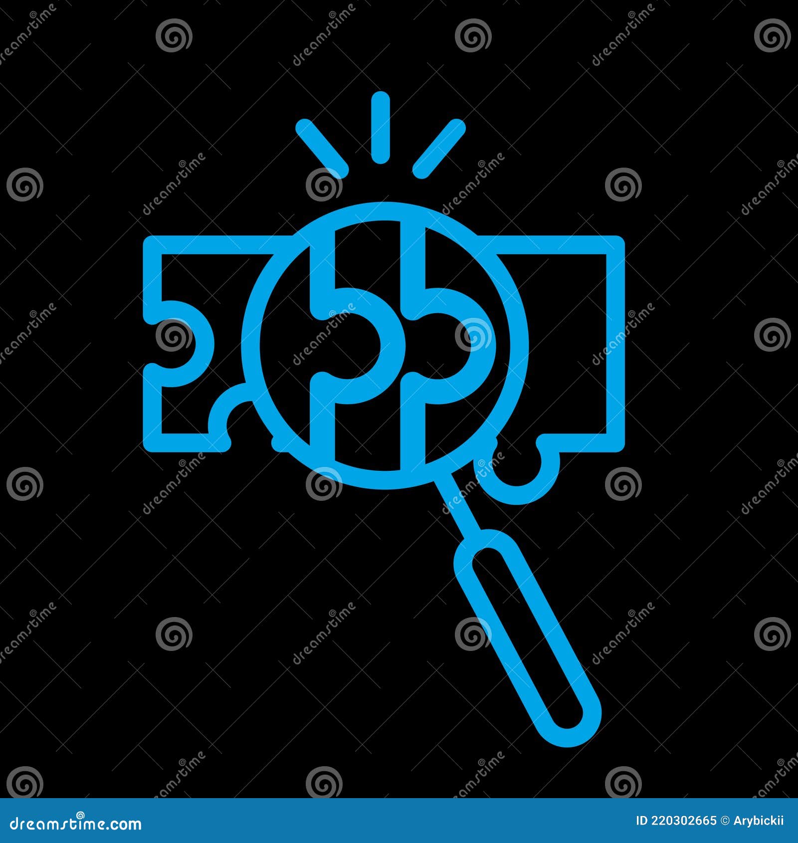 Compatibility Line Icon. Vector Sign Stock Vector - Illustration of ...