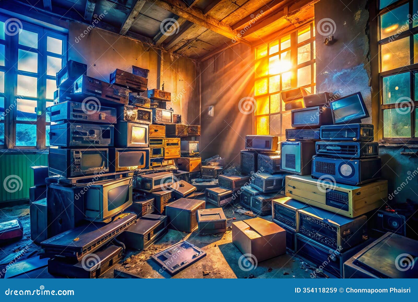 Outdated Satellite Dishes A Visual Depiction Of Technological ...