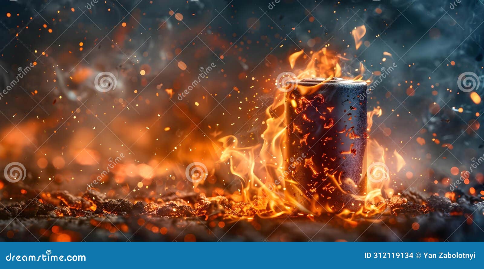 Compelling Image Showcasing the Dangers of Lithiumion Battery Fires ...
