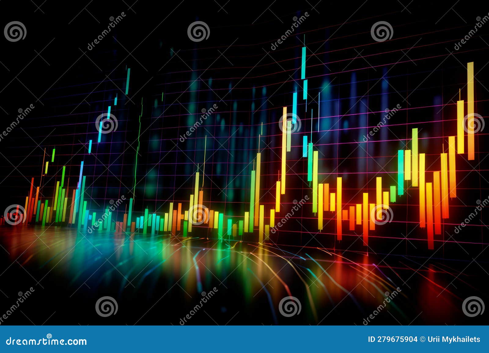 Financial Ascend: Graph Illustrating Stock Market Growth Stock ...
