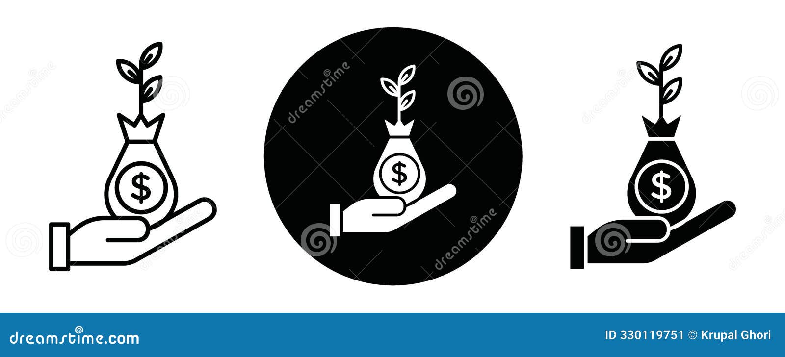 Compensation Line Icons Collection. Salary, Wage, Bonus, Benefits ...