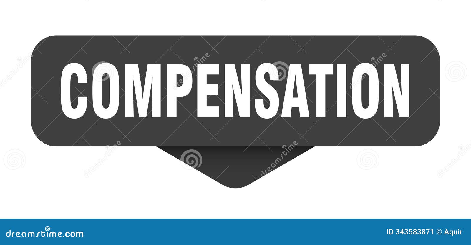 Compensation Sticker. Compensation Sign On Transparent Background ...