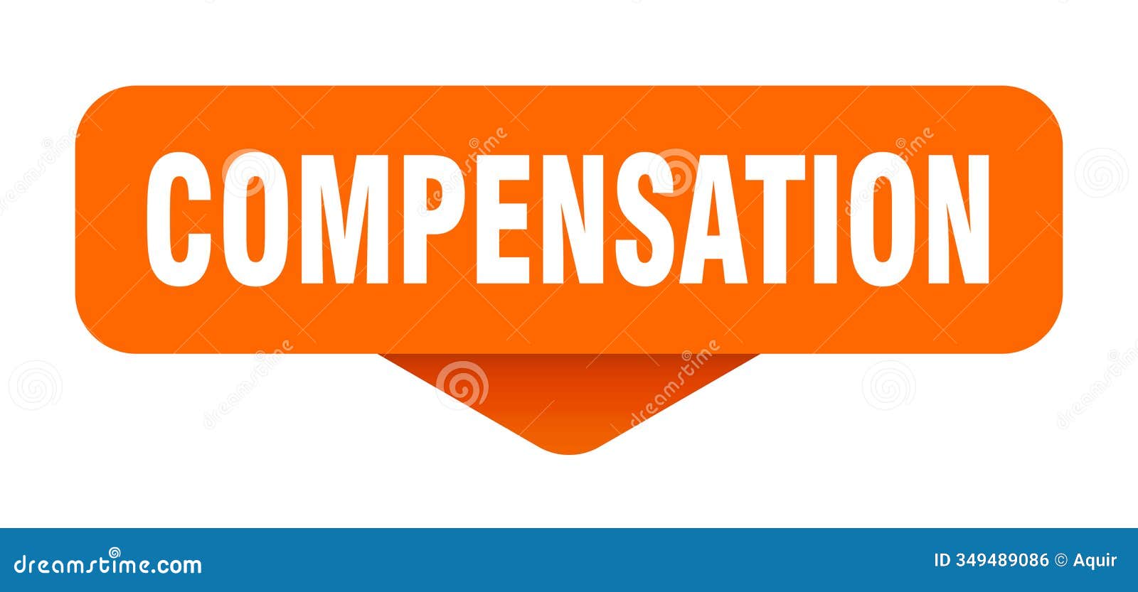Compensation Sticker. Compensation Sign On Transparent Background ...