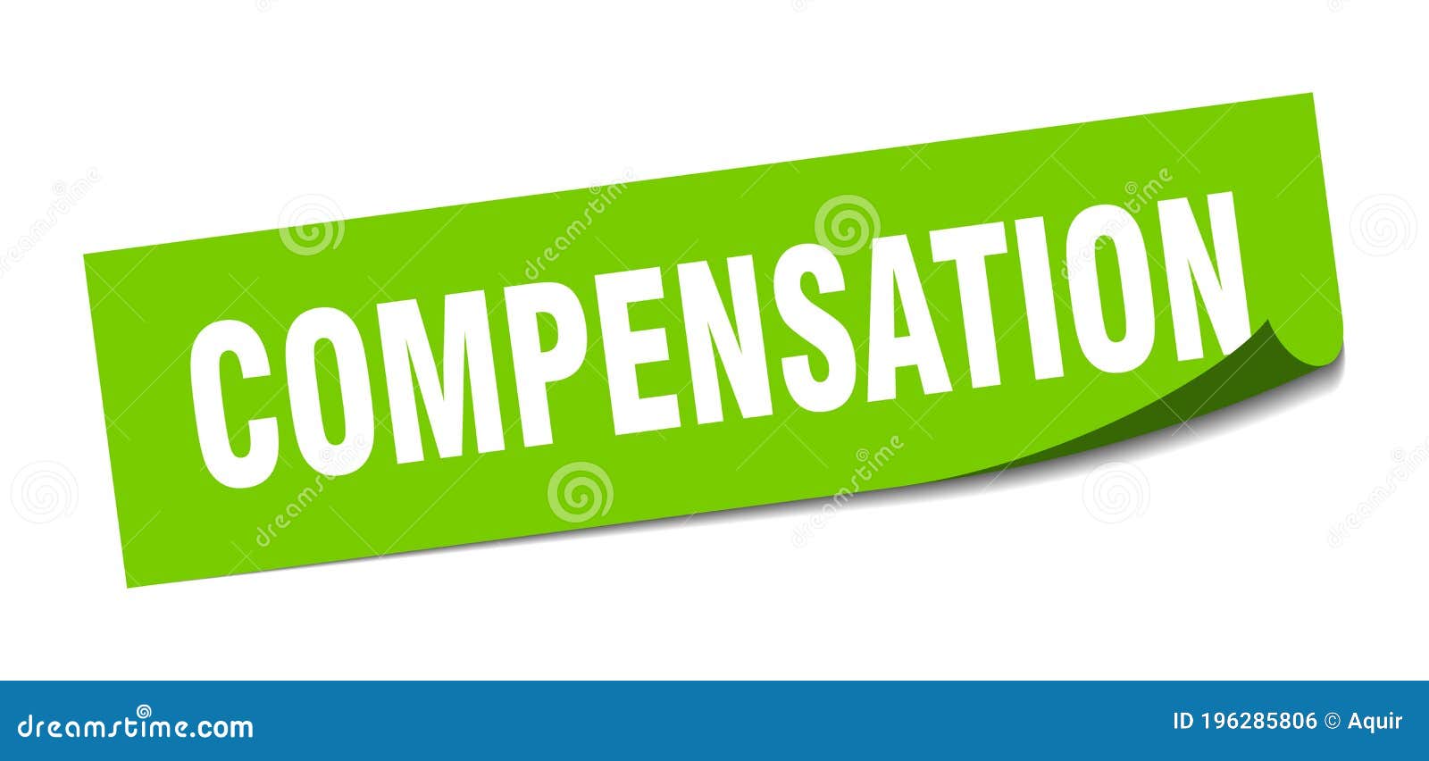 Compensation Sticker. Compensation Sign On Transparent Background ...