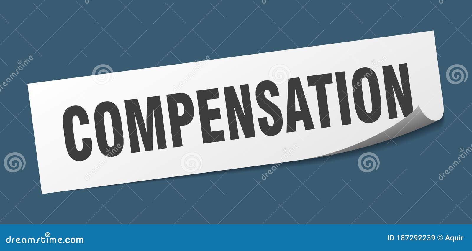 Compensation Sticker. Compensation Sign On Transparent Background ...