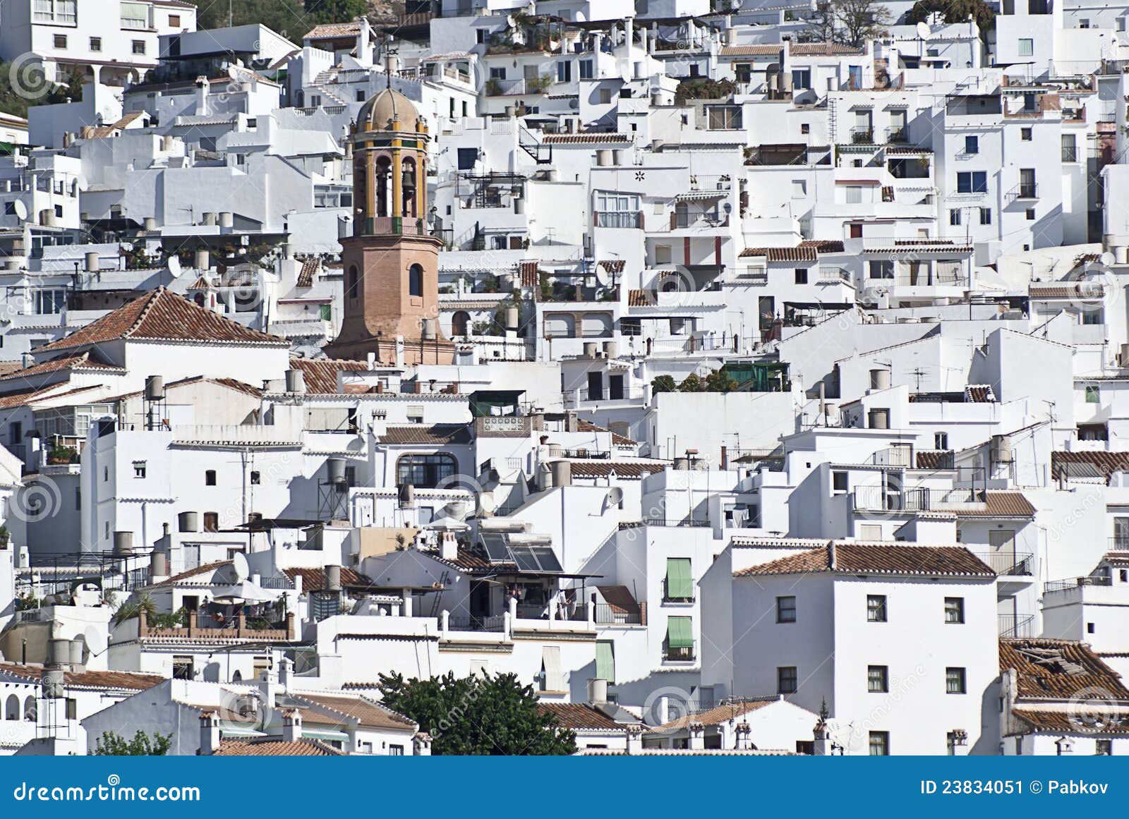 Competa stock image. Image of coast, famous, beautiful - 23834051