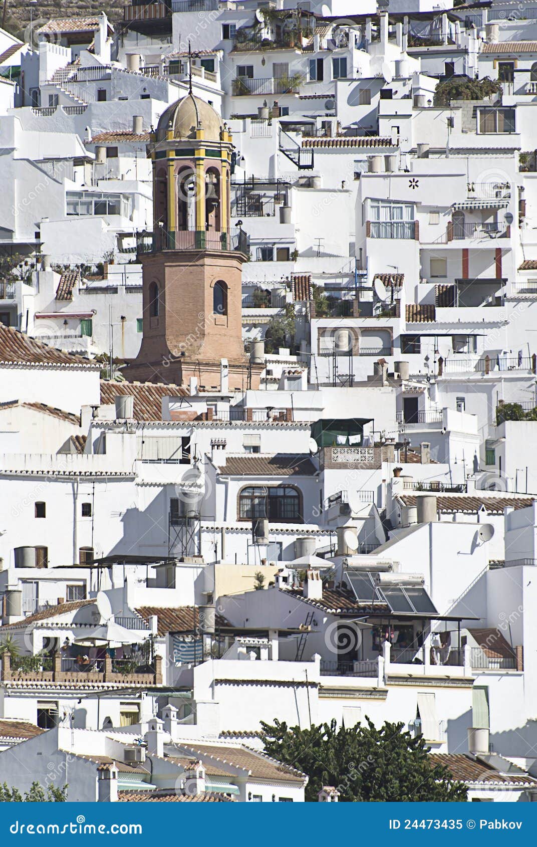 Competa stock image. Image of architecture, religious - 24473435