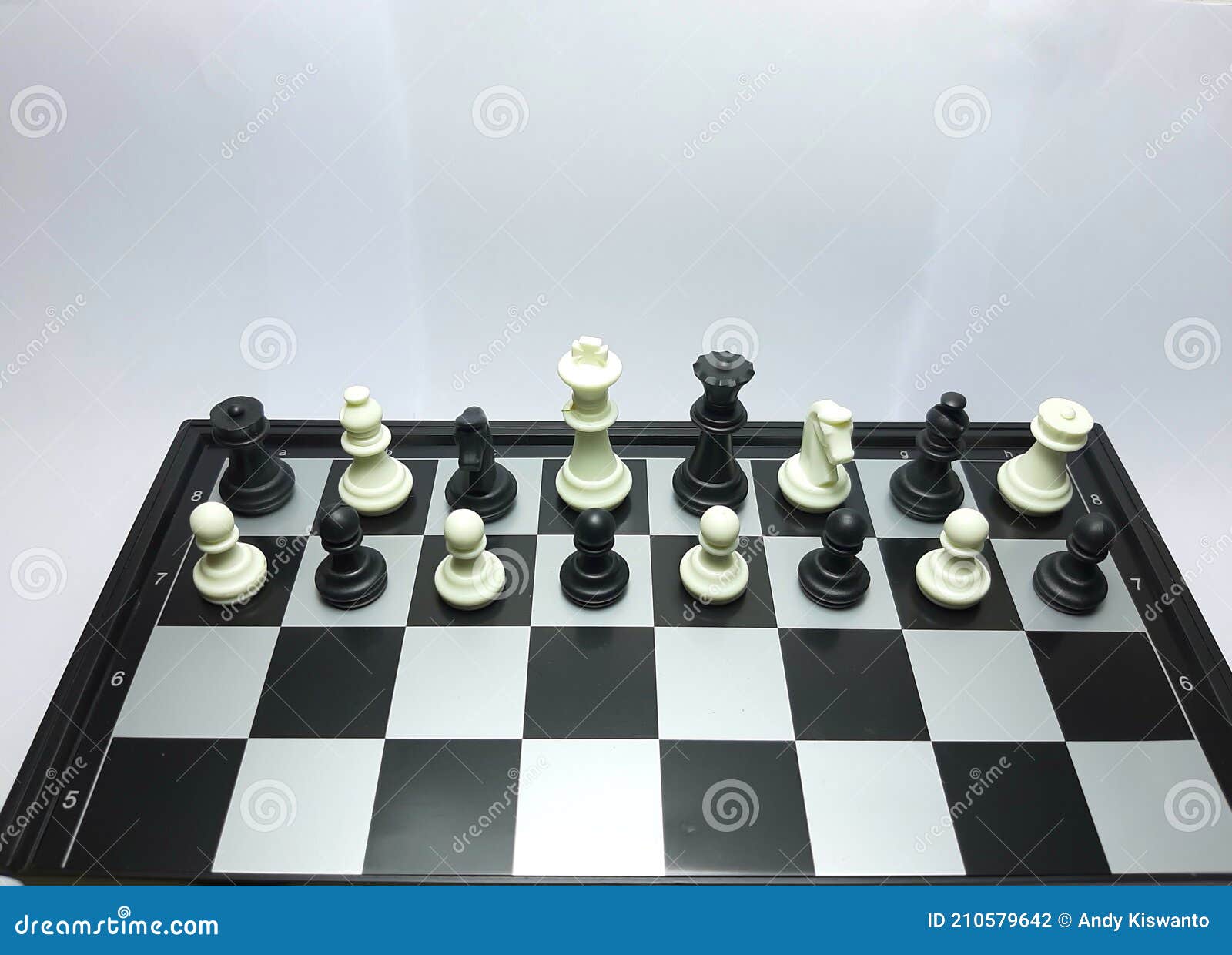 Compete / Play Chess Regardless of Race Stock Photo - Image of chess ...