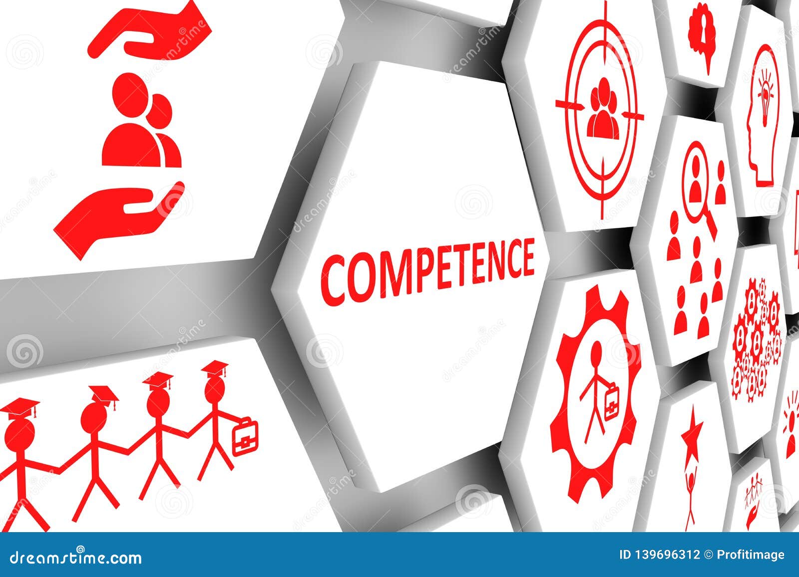 Competence Concept Color, Line, Outline Vector Sign, Linear Style ...