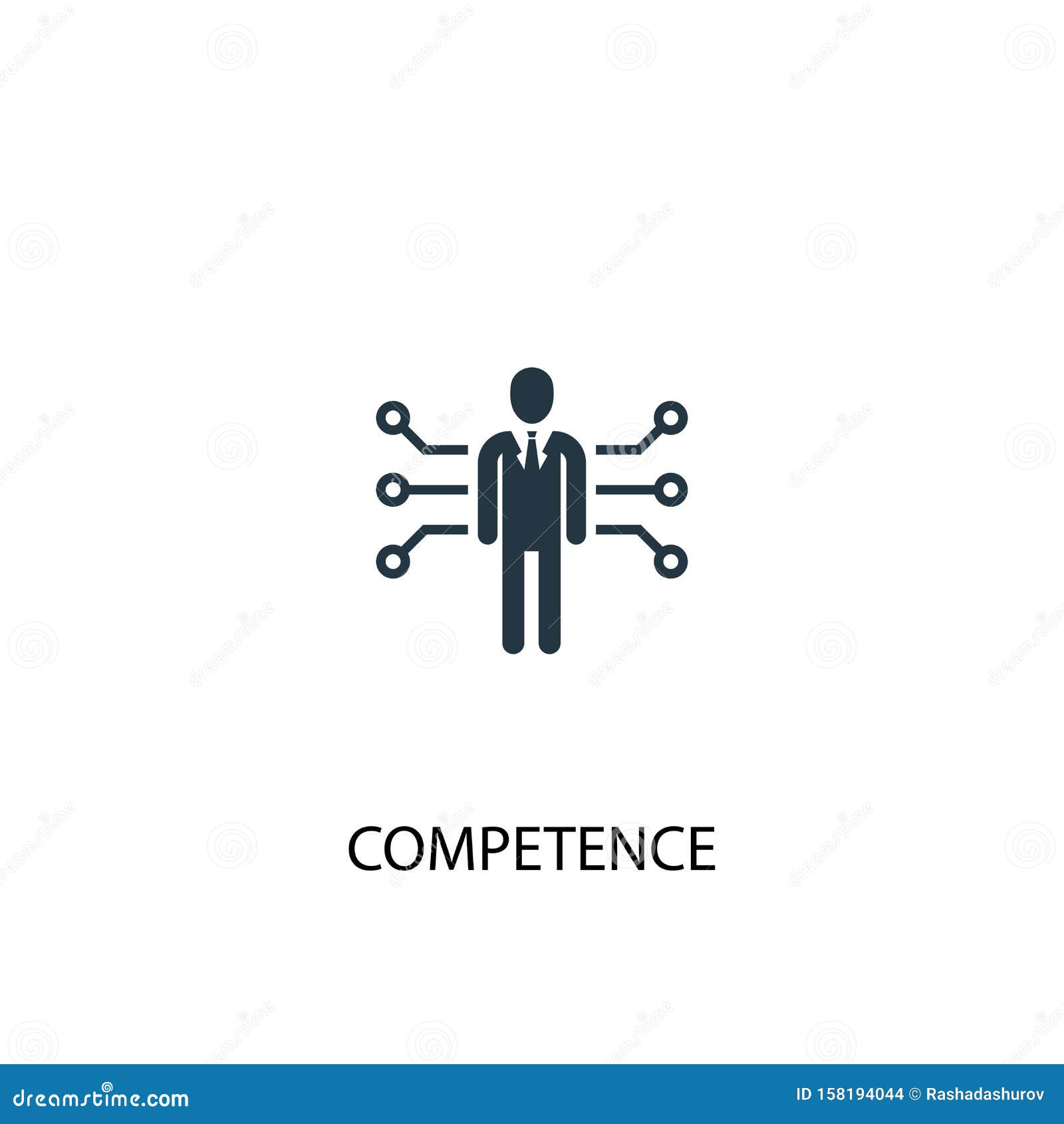 Competence Icon. Simple Element Stock Vector - Illustration of icon ...