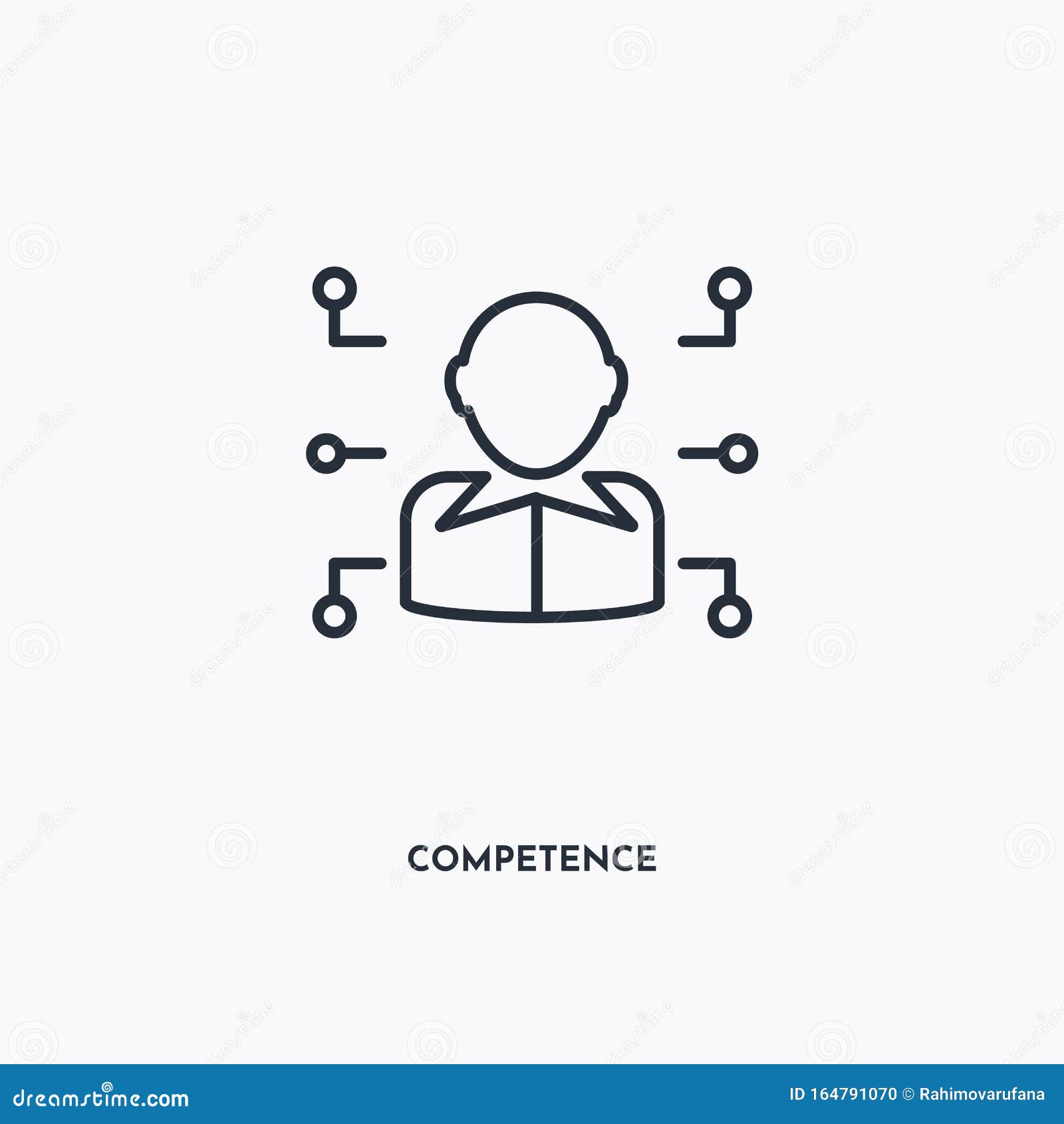 Thin Line Skill Competence Stock Illustrations – 159 Thin Line Skill ...