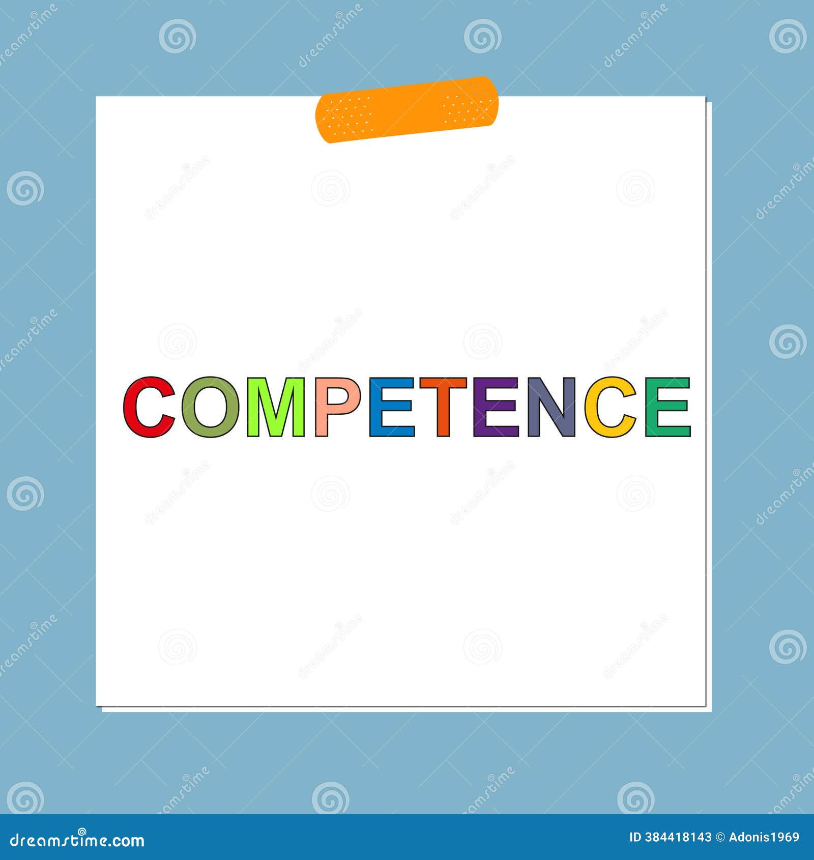 Competence Model Strategy Infographic Diagram Chart Illustration Banner ...