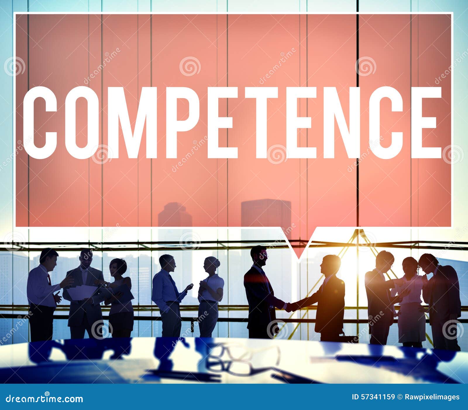 Competence Skill Ability Proficiency Accomplishment Concept Stock Image ...