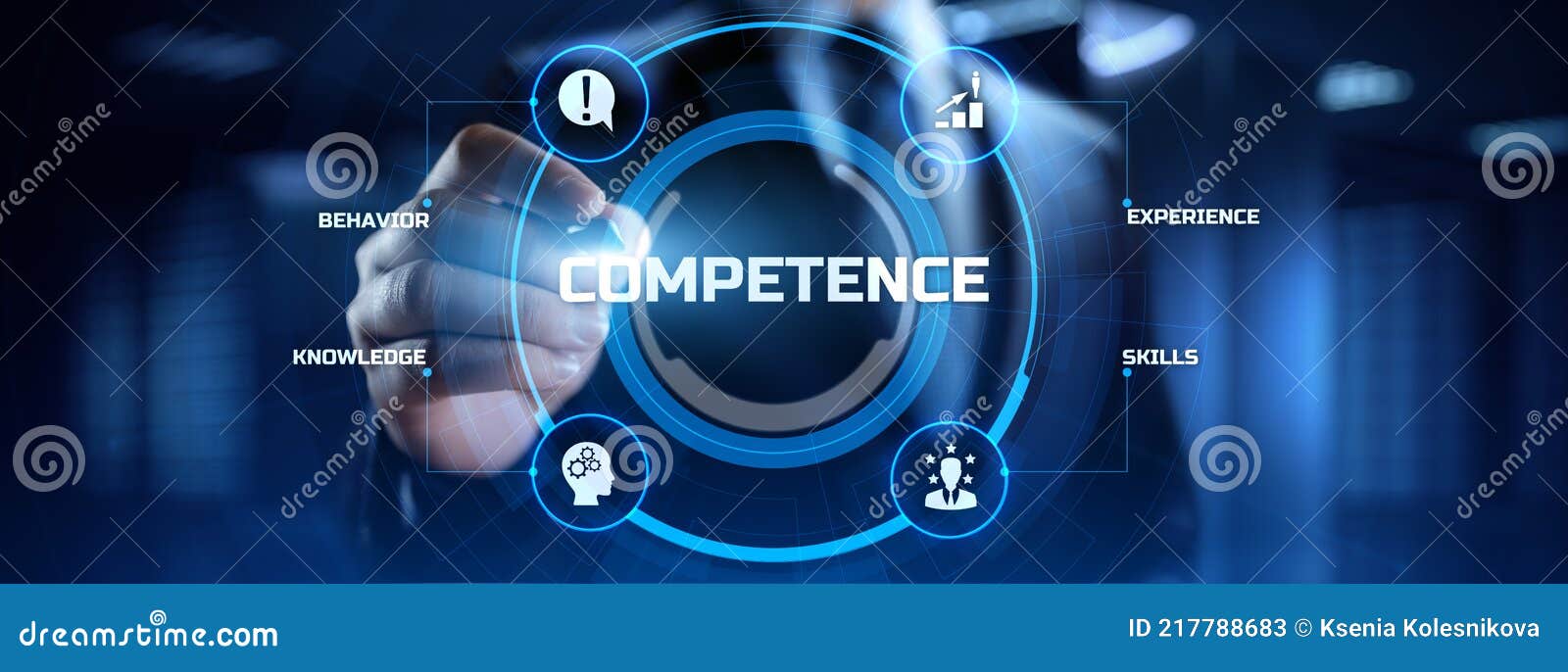 Competence Skills Business and Personal Development Concept ...