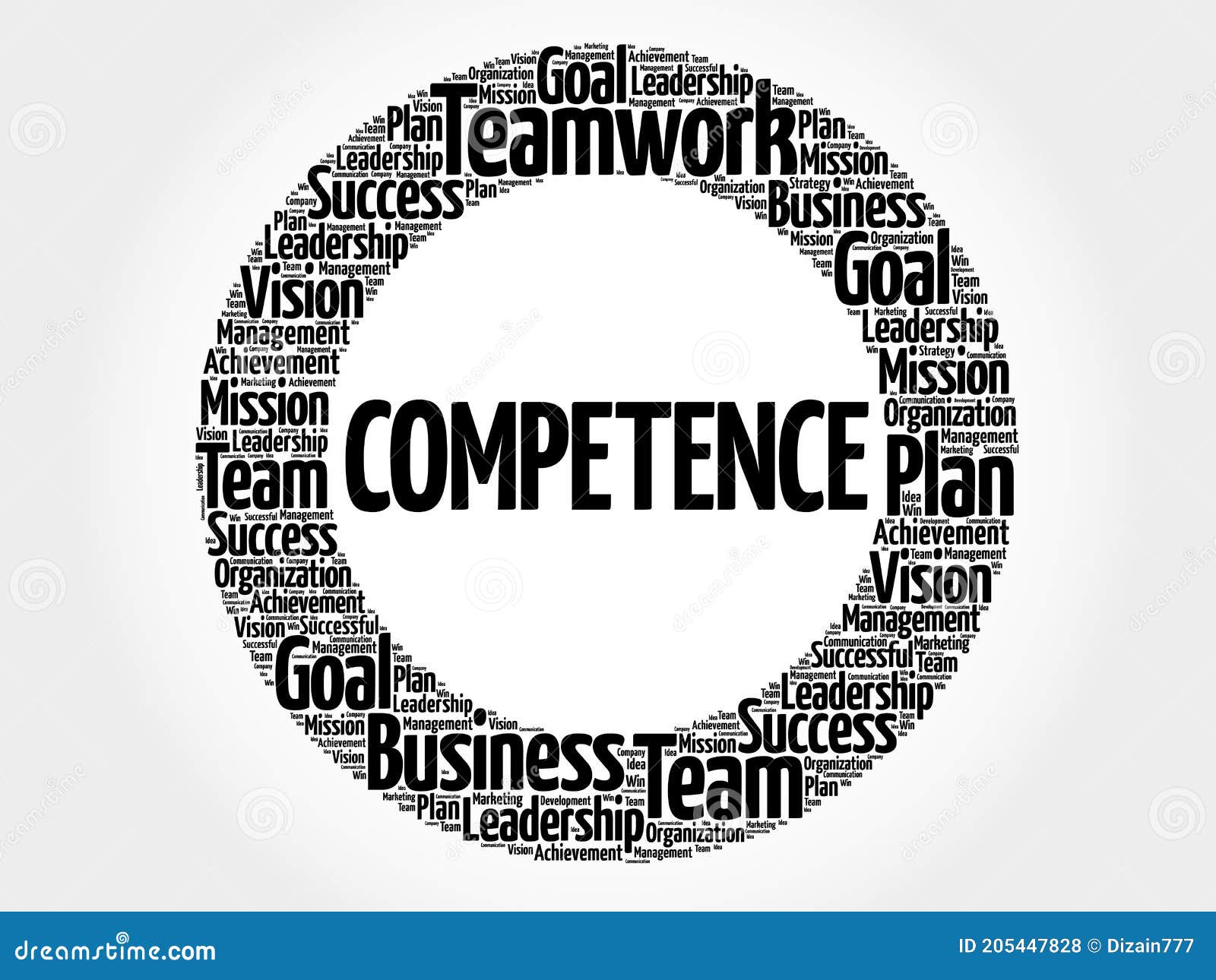 COMPETENCE Word Cloud Collage Stock Illustration - Illustration of ...