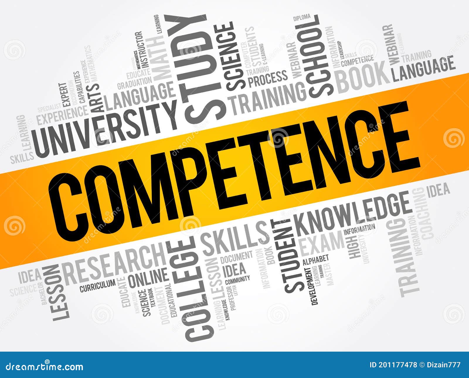COMPETENCE Word Cloud Collage Stock Illustration - Illustration of ...