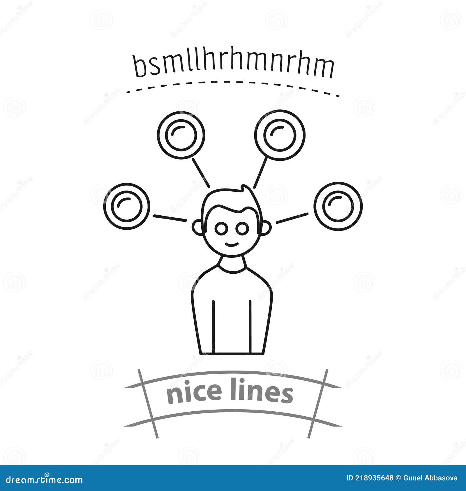 Competence of Worker Line Simple Icon. Competence Worker Isolated Icon ...