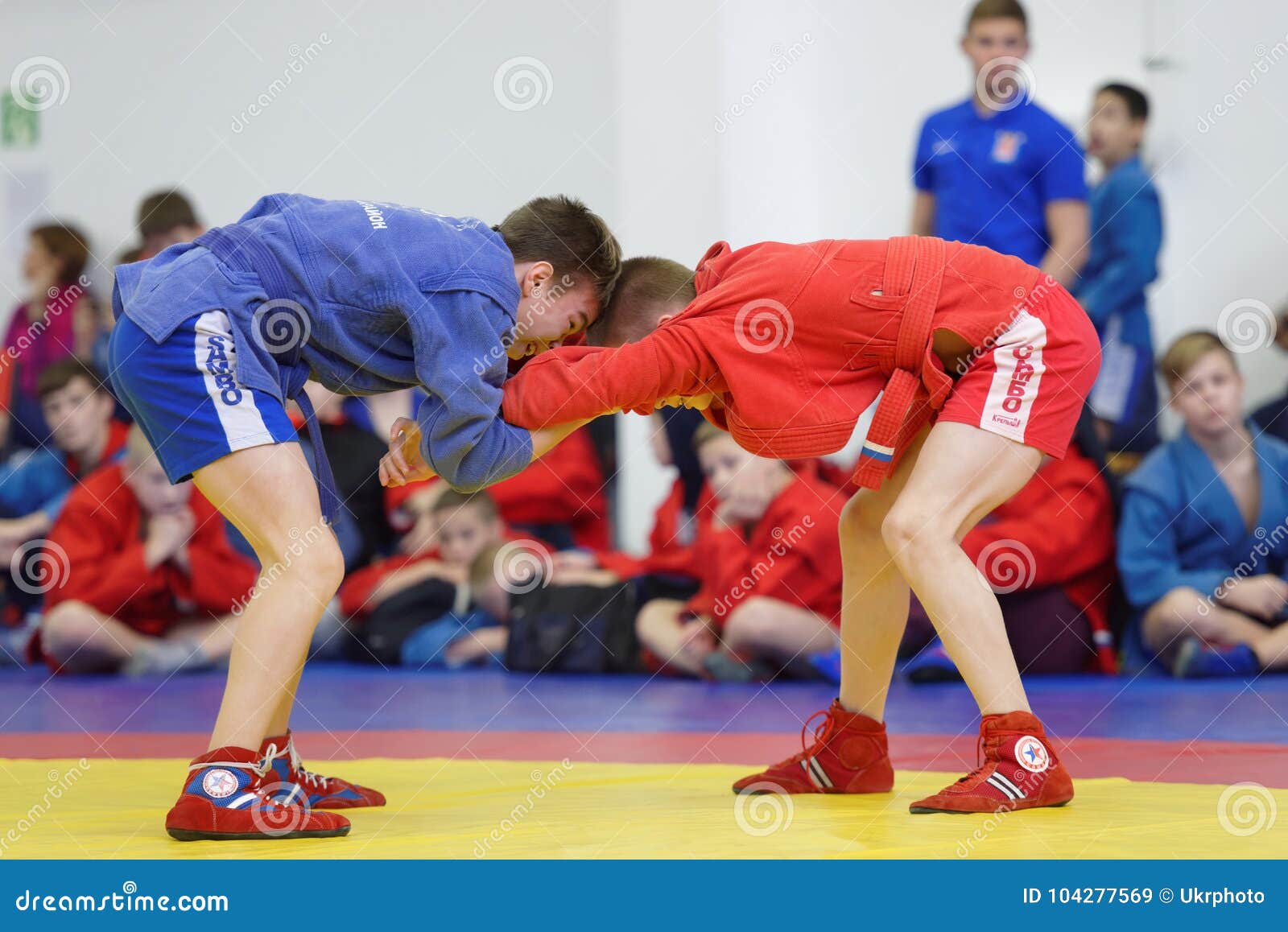 Competencia En El Zambo Que Lucha Imagen de archivo editorial - Imagen ...