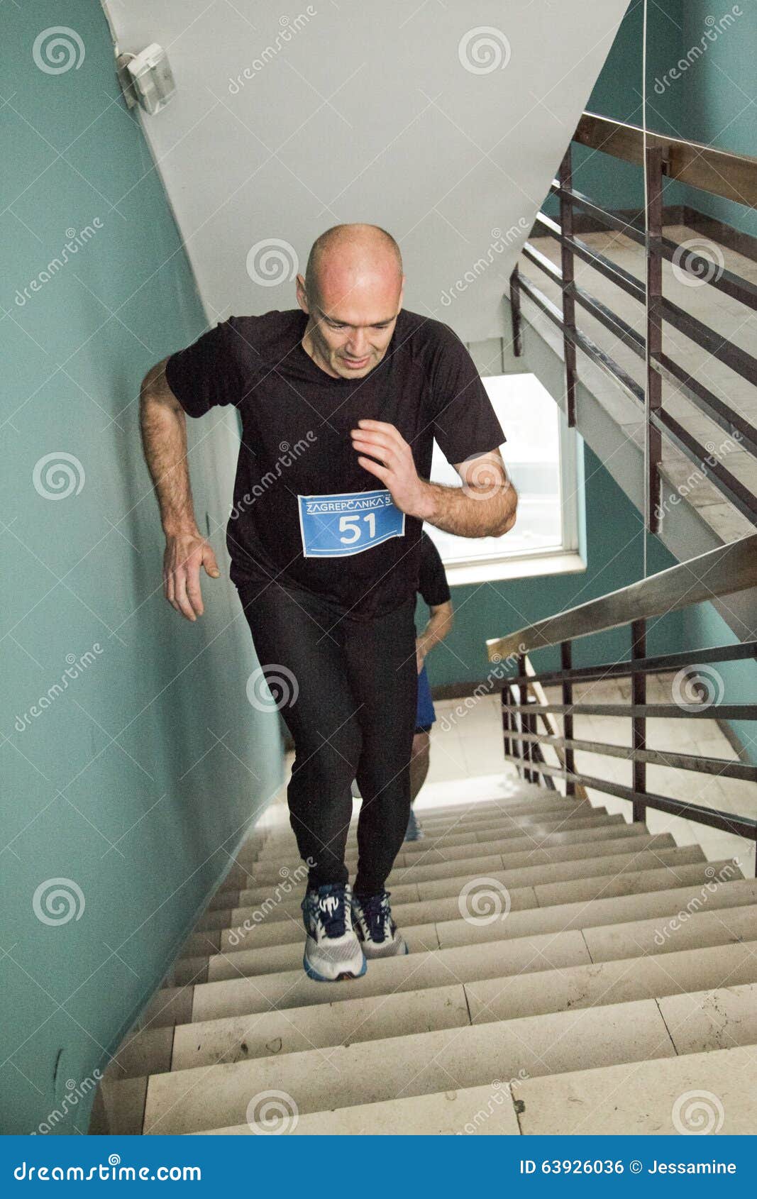 Competencia Zagrepcanka 512 De Towerrunning Foto editorial - Imagen de ...