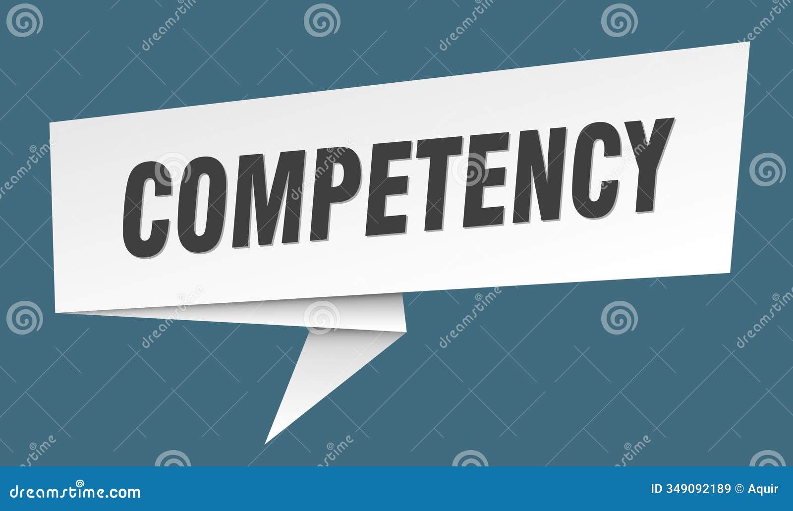 Competency Banner. Competency Speech Bubble, Label, Sticker, Sign ...